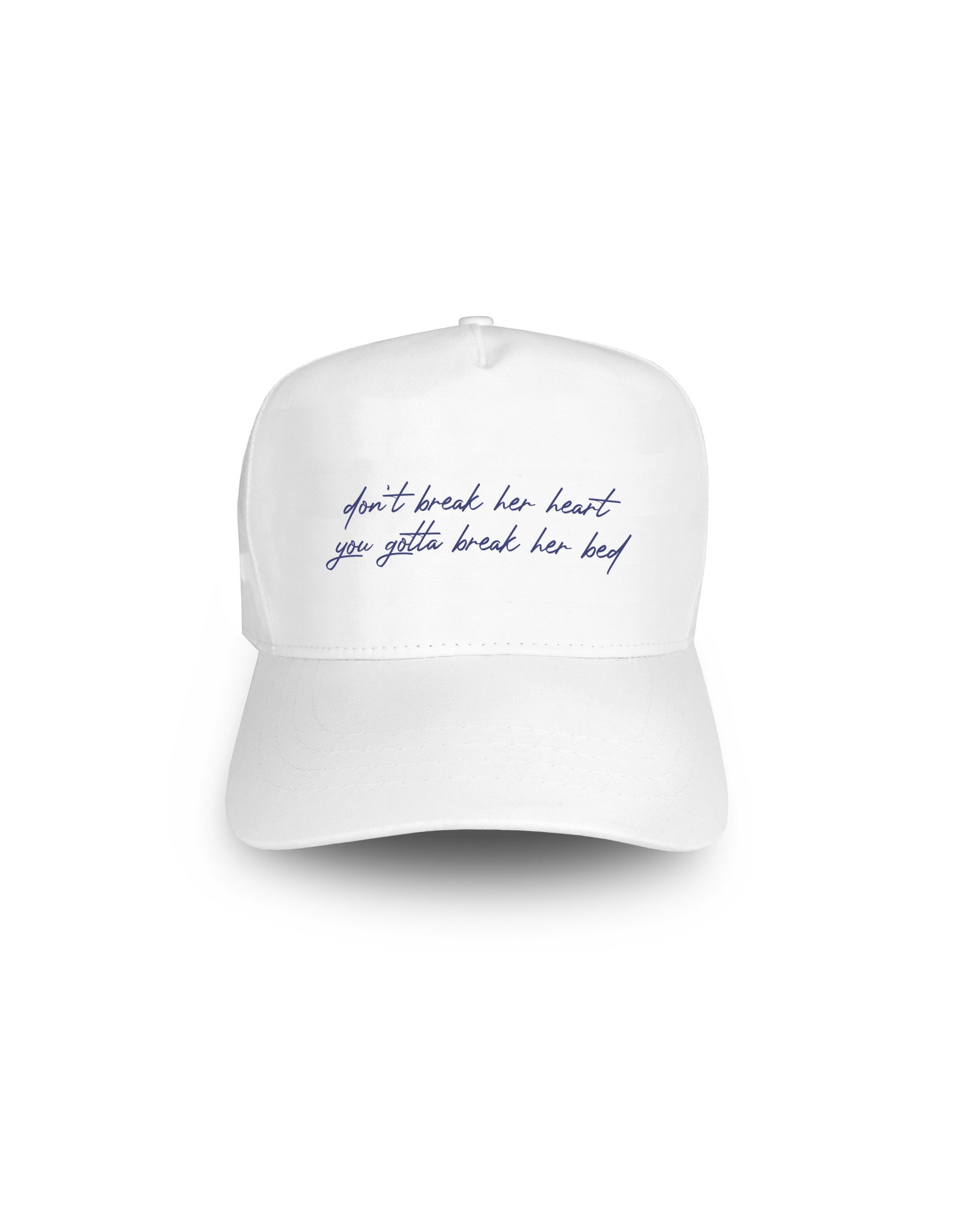 Break Her Bed Unstructured Hat (White) – O F F S E T