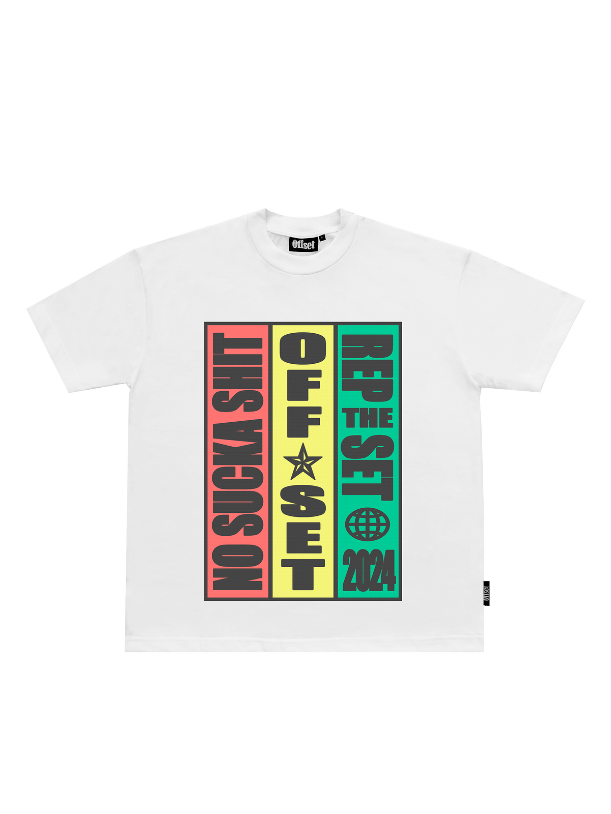 No Sucka Shit Tee S/S (White) – O F F S E T