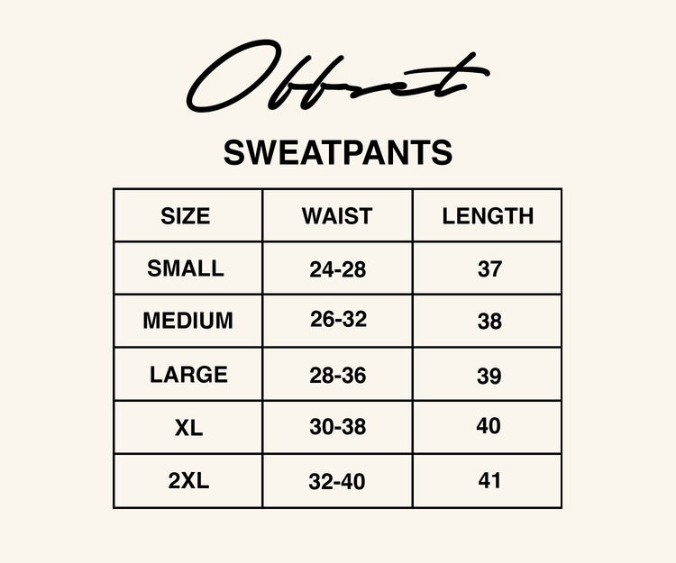 SIZE GUIDE – O F F S E T